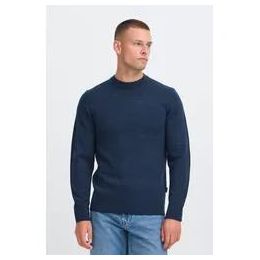Strickpullover Blend "BHRyke", Herren, Gr. 3XL, blau (marineblaus), Feinstrick, 100% Polyacryl, unifarben, normal normal, Rundhals, Pullover Strickpullover, Stilvoller Strickpullover mit Rippb&uuml;ndchen