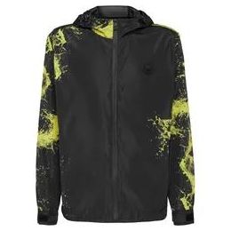 Windbreaker Plein Sport "Splash", Herren, Gr. S, 02, schwarz, Obermaterial: 100% Polyester. Futter: 100% Polyester, Jacken Windbreaker