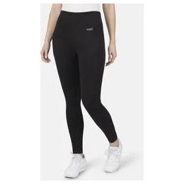 Leggings STOOKER WOMEN "PISA Capri Fitnessleggings", Damen, Gr. 44/46, schwarz, Stoff, 75% Polyester, 25% Elasthan, eng 3/4-L&auml;nge, Hosen Leggings, Capri Fitnessleggings Slim Fit f&uuml;r Damen