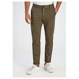Stoffhose LINDBERGH "Stoffhose Slim Fit", Herren, Gr. XS, true army, Obermaterial: 75% Polyester, 22% Viskose, 3% Elasthan; Futter: 65% Polyester, 35% Baumwolle, unifarben, slim fit, Hosen Stoffhose