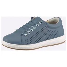 Sneaker Andrea Conti, Damen, Gr. 39, blau, Glattleder, Leder, Rindsleder, Schuhe Sneaker