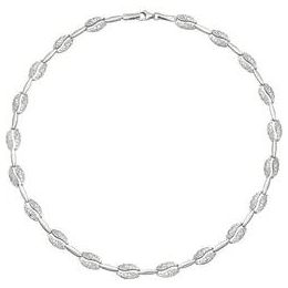 Collier Jobo "Halskette ohne Anh&auml;nger", silber 925, Halsketten, Herren, Silber 925 (Sterlingsilber), L: 45, Collier, 925 Silber geh&auml;mmert 45 cm