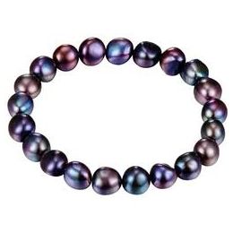 Perlenarmband Valero Pearls "VP869", blau, Armb&auml;nder, Damen, Perlen, Perlenarmband, aus Sterling Silber