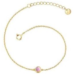 Glanzst&uuml;cke M&uuml;nchen Gliederarmband GLANZST&Uuml;CKE M&Uuml;NCHEN "GSM4003", gelbgold, lila, Armb&auml;nder, Damen, Materialmix, Gliederarmband, mit Amethyst