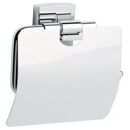 Toilettenpapierhalter Tesa, chrome, B:13,5cm H:15,5cm L:8,5cm, Toilettenpapierhalter