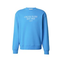 Calvin Klein Jeans Sweatshirt '1968 NYC' Herren Gr&ouml;&szlig;e XXXL azur / wei&szlig;