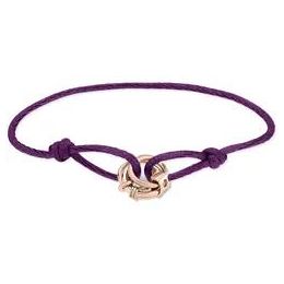 Armband Liebeskind Berlin "Schmuck Geschenk Nylonarmband Lora", ros&eacute;goldfarben, lila, Armb&auml;nder, Damen, 21cm, Edelstahl Nylon, Edelstahl, Nylon, Armband