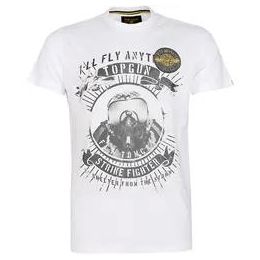 T-Shirt Top Gun "TG25012", Herren, Gr. 3xl, wei&szlig;, Oberstoff: 100% Baumwolle, Rundhals, Shirts T-Shirt