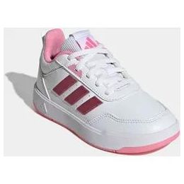 Sneaker Adidas SPORTSWEAR "TENSAUR SPORT 3.0 K", M&auml;dchen, Gr. 36, cloud wei&szlig;, bliss pink, grau two, Synthetik, Textil, Schuhe Sneaker, f&uuml;r Kinder & Jugendliche