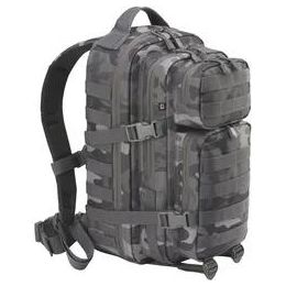 Rucksack BRANDIT "Brandit Herren Medium US Cooper Backpack", Gr. onesize, grau camo, Polyester, Rucks&auml;cke Rucksack