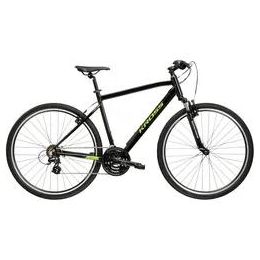 Crossrad KROSS "Evado 2.0 schwarz" Gr. 53, schwarz, schwarz, Fahrr&auml;der, Herren, 53cm, 28 Zoll (71,12cm) hinten: 28 Zoll (71,12cm)