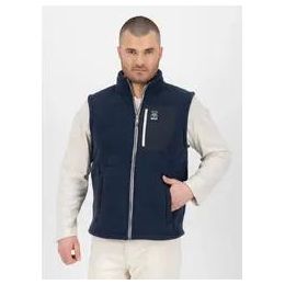 Fleeceweste LPO "Ravin II", Herren, Gr. M, navy, 100% Polyester, regular fit, Westen Fleeceweste, mit Langhaarfleece