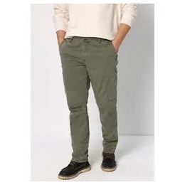 Cargohose Street One MEN, Herren, Gr. 36, L&auml;nge 32, rustic gr&uuml;n, Web, 97% Baumwolle, 3% Elasthan, unifarben, comfort fit lang, Hosen Cargohose