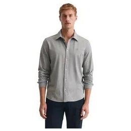 Marc O'Polo Blusenshirt MARC O'POLO "aus reiner Bio-Baumwolle", Herren, Gr. XXL, cloudy grau melange, Obermaterial: 100% Baumwolle, unifarben, Basic, Shirts Blusenshirt