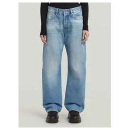 G-Star Raw Regular-fit-Jeans G-STAR "Bowey Barrel Jeans", Damen, Gr. 30, L&auml;nge 32, faded blau chrome, Obermaterial: 100% Baumwolle, Jeans