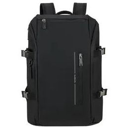 Laptoprucksack Samsonite "GLAM-GO 14,1 Zoll", Gr. B/H/T: 28,5cm x 43cm x 13cm, schwarz, Polyester, Rucks&auml;cke Laptoprucksack, Unisex Reiserucksack, Travelrucksack mit vielen F&auml;chern