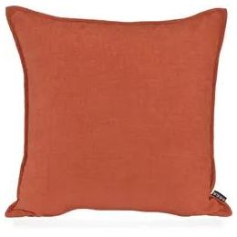 HOCK Dekokissen H.O.C.K. "Lucky", orange (orange, unifarben), B:45cm H:10cm L:45cm, Polyester, Dekokissen_Sitzkissen_Kissenh&uuml;llen, Sofakissen inkl. F&uuml;llung, 70x40cm, einfarbig, creme ecru, Dekokissen
