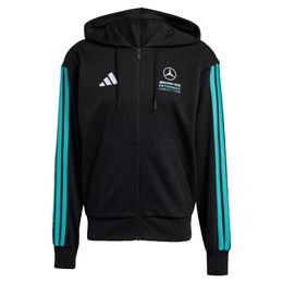 adidas Performance Sportsweatjacke Herren Gr&ouml;&szlig;e XL aqua / schwarz / wei&szlig;