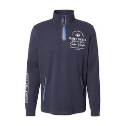 CAMP DAVID Sweatshirt Herren Gr&ouml;&szlig;e XXL blau / navy / wei&szlig;