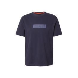 Napapijri T-Shirt Herren Gr&ouml;&szlig;e XXXL marine / grau / lavendel