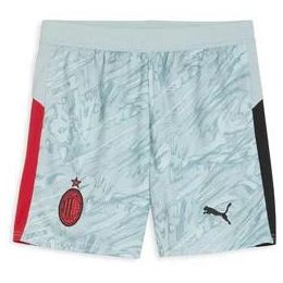 Sporthose Puma "AC Milan 25/26 Torwartshorts Jugendliche", M&auml;dchen, Gr. 128, Normalgr&ouml;&szlig;en, gr&uuml;n (modern mint for all time rot gr&uuml;n), Obermaterial: 100% Polyester, regular fit, Hosen Sporthose