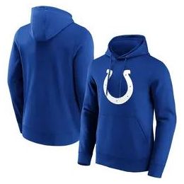 Kapuzenpullover Fanatics "Fanatics Hoodie Indianapolis Colts Primary Logo Graphic", Damen, Gr. L, blau, 80% Baumwolle, 20% Polyester, Pullover Kapuzenpullover