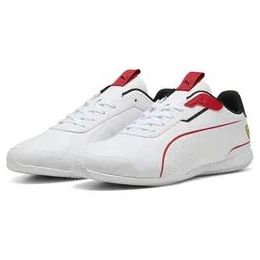 Sneaker Puma "Scuderia Ferrari Neo Cat 3.0 Sneakers Erwachsene", Damen, Gr. 40.5, wei&szlig; schwarz, Obermaterial: Textil, Synthetik. Futter: Textil. Innensohle: Textil. Laufsohle: Gummi, Schuhe Sneaker
