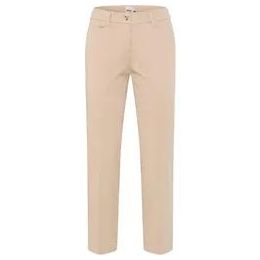 5-Pocket-Hose Brax "Style MARA S", Damen, Gr. 40, Normalgr&ouml;&szlig;en, beige, Web, 78% Baumwolle, 18% Lyocell, 4% Elasthan, Hosen 5-Pocket-Hose