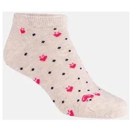 LIEBLINGSST&Uuml;CK Kurzsocken LIEBLINGSST&Uuml;CK "Lovely Socks "DorothyEP" aus Baumwollmix", Damen, Gr. 39-42, 130, beige, Baumwolle, Elasthan, Polyamid, normal, Socken, mit Baumwoll-Anteil