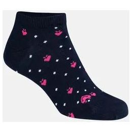 LIEBLINGSST&Uuml;CK Kurzsocken LIEBLINGSST&Uuml;CK "Lovely Socks "DorothyEP" aus Baumwollmix", Damen, Gr. 39-42, 490, navy, Baumwolle, Elasthan, Polyamid, normal, Socken, mit Baumwoll-Anteil