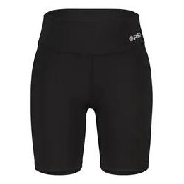 Radlerhose PSD "PSD BLK SLD PBKR", Damen, Gr. XS, US-Gr&ouml;&szlig;en, schwarz, 78% Polyester, 22% Elasthan, slim fit, Hosen Radlerhose