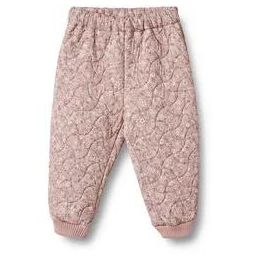 Stoffhose Wheat "Wheat Thermo Pants Alex", M&auml;dchen, Gr. 74, powder flower meadow, 100% Polyester (Recycelt), unifarben, normal, Hosen Stoffhose