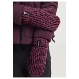 F&auml;ustlinge Jack Wolfskin "MEDLEY KNIT MITTEN W", Damen, Gr. M (38/40), amaranth, Obermaterial: 100% Polyester; Futter: 100% Polyester, Handschuhe F&auml;ustlinge