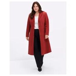 Wintermantel sheego BY JOE BROWNS, Damen, Gr. 40, kirsche, 85% Polyester, 15% Viskose, gemustert, M&auml;ntel Wintermantel