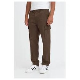 Cargohose Blend "BHNatan", Herren, Gr. 38, L&auml;nge 32, slate schwarz, Twill, 98% Baumwolle, 2% Elasthan, unifarben, Basic, weit normal, Hosen Cargohose, Moderne Cargohose mit Taschen