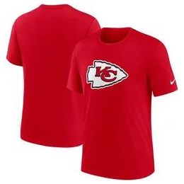 T-Shirt Nike "Nike T-Shirt Kansas City Chiefs Nike Rewind Triblend", Damen, Gr. XL, rot, 50% Polyester, 25% Baumwolle, 25% Viskose, Shirts T-Shirt