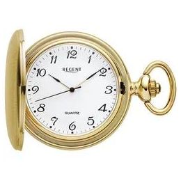 Regent Uhren Taschenuhr REGENT "P736", gold (goldfarben), Taschenuhren, Damen, Taschenuhr, Quarzuhr, Herrenuhr, Acrylglas