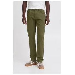 Chinohose Blend "BHEdnan", Herren, Gr. 34, L&auml;nge 32, olive night, 98% Baumwolle, 2% Elasthan, unifarben, Basic, regular fit normal, Hosen Chinohose, Stoffhose im 5-Pocket-Look - Regular Fit