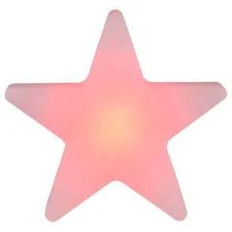 JUST LIGHT LED Gartenleuchte "AKKU STAR", wei&szlig;, 1, H: 55cm, 1 Stk., Leuchten, Akkubetrieben, IP44, Dimmbar &uuml;ber Infrarot-Fernbedienung, RGB+W, LED Gartenleuchte
