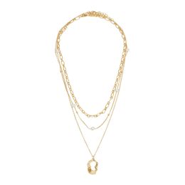 Pieces Kette 'PCRONJA' Damen Gr&ouml;&szlig;e One Size gold / perlwei&szlig;