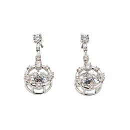Swarovski Ohrringe Damen Gr&ouml;&szlig;e One Size silber