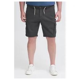 Cargoshorts Blend "BHSiello Big & Tall", Herren, Gr. 6XL, US-Gr&ouml;&szlig;en, ebony, Web, 98% Baumwolle, 2% Elasthan, unifarben, regular fit kurz, Hosen, Stilvolle Cargo Shorts mit Taschen in gro&szlig;en Gr&ouml;&szlig;en