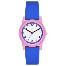 Quarzuhr Cool Time "The Cool Blue Retro", blau, Armbanduhren, Kinder, Quarzuhr, Armbanduhr, Silikonarmband, Kinderuhr, M&auml;dchen, analog