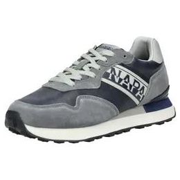 Sneaker Napapijri "Napapijri Sneaker Leder/Synthetik", Herren, Gr. 41, navy, grau, Leder, Synthetik, Schuhe Sneaker