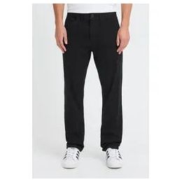 Chinohose Blend "BHStipo", Herren, Gr. 31, L&auml;nge 34, schwarz, Web, 98% Baumwolle, 2% Elasthan, unifarben, normal lang, Hosen Chinohose, Strukturierte Stoffhose im 5-Pocket-Look - Regular Fit