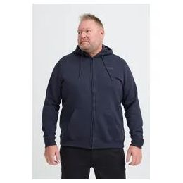 Kapuzensweatjacke Blend "BHBdownton", Herren, Gr. 6XL, schwarz navy, Sweatware, 50% Baumwolle, 50% Polyester, unifarben, Basic, normal normal, Rundhals, B&uuml;ndchen, Sweatjacken, Gem&uuml;tliche Sweatjacke mit Kapuze und Print