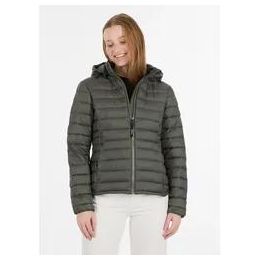 Steppjacke Ragwear "BOBIE", Damen, Gr. S, schwarz olive, Web, Obermaterial: 100% Polyester, unifarben, elastischer Bund, Jacken Steppjacke