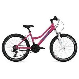 Dacapo Kinderfahrrad WYLD "Girls 24" Mistral Pink 18 G&auml;nge RH 38 cm - Ab 8 Jahre" Gr. 38, rosa, wei&szlig;, Fahrr&auml;der, Kinder, 38cm, 24 Zoll (60,96cm) hinten: 24 Zoll (60,96cm)
