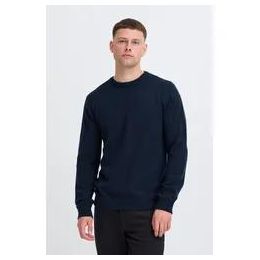 Strickpullover Blend "BHBranko", Herren, Gr. XXL, salute melange, Feinstrick, 60% Wolle, 40% Nylon, meliert, Basic, normal normal, Rundhals, Pullover Strickpullover, Stilvoller Basic Strickpullover