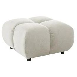 Polsterhocker Home Affaire "Cozy Bubble, mit eleganter Steppung, weich gepolstert, 73x73 cm", nature, B:73cm H:41cm T:73cm, 100% Polyester, Hocker, Polsterhocker, passend zum Sofa und dem drehbaren Sessel der Graceland-Serie